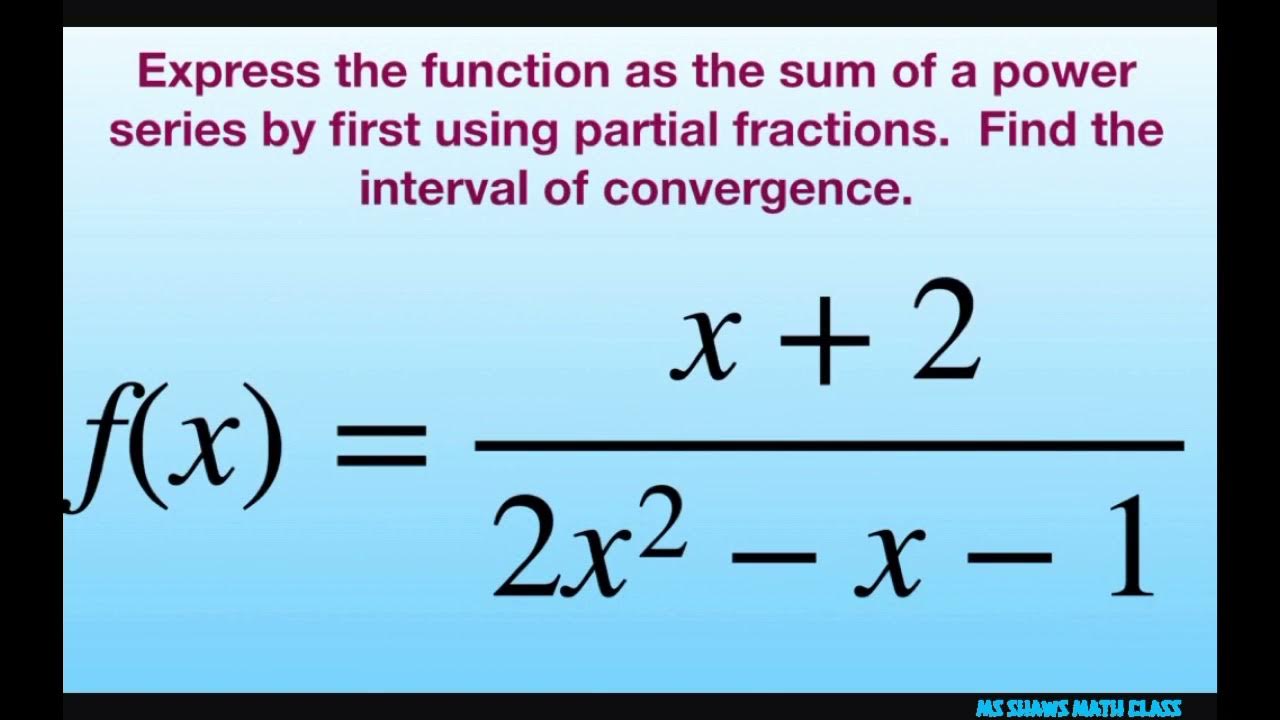 Express F x x 2 2x 2 x 1 As Sum Of A Power Series First By Using express-f-x-x-2-2x-2-x-1-as-sum-of-a-power-series-first-by-using