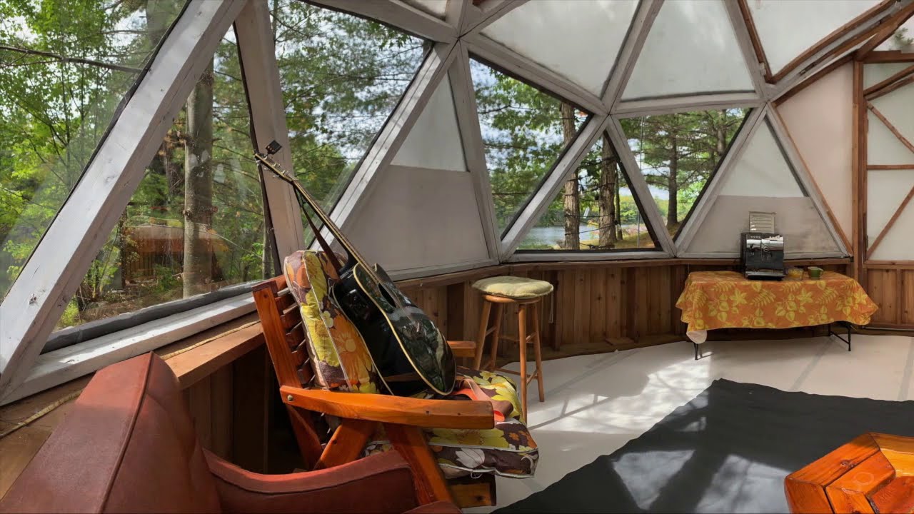 COTTAGE GEODESIC DOME - YouTube