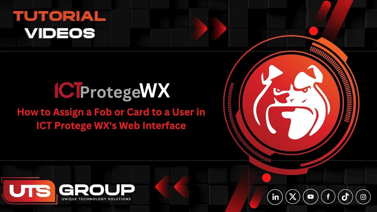 How to Assign a Fob or Card to a User in ICT Protege WX's Web Interface ...