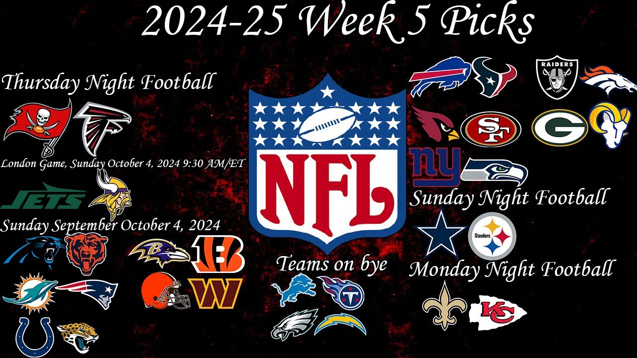 2024 NFL week 5 picks - YouTube
