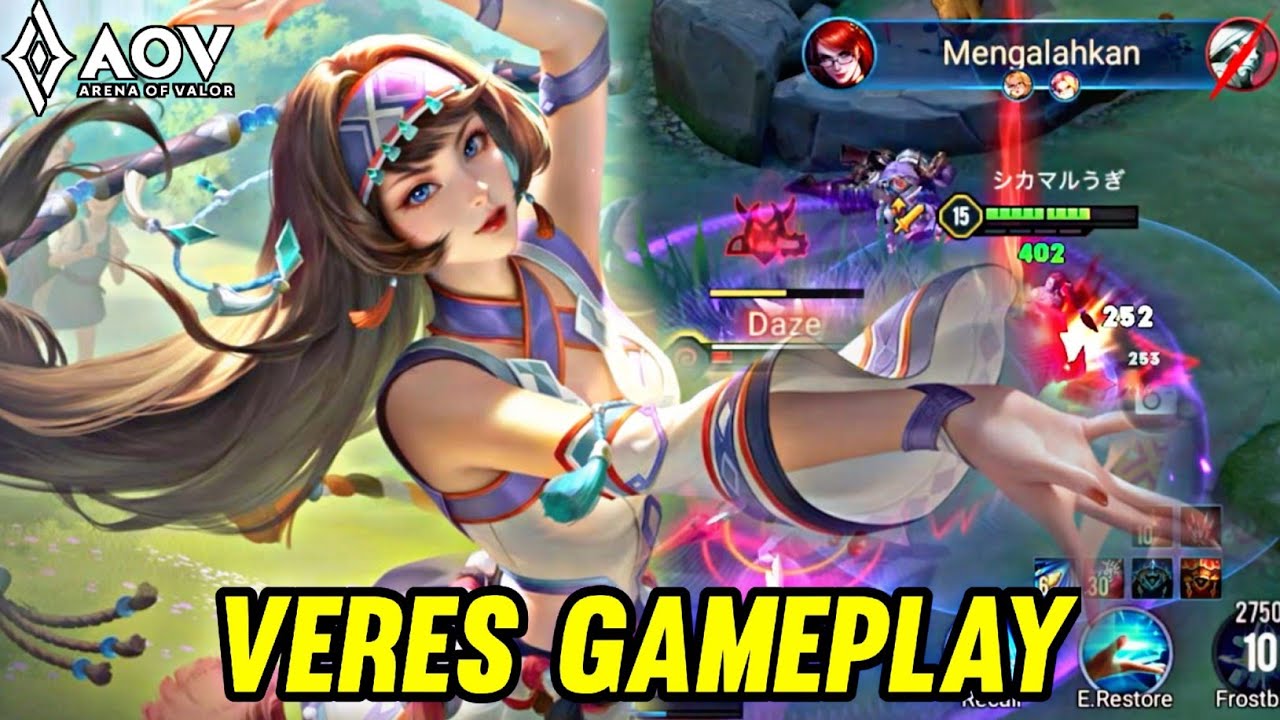 AOV : VERES GAMEPLAY | IN JUNGLE - ARENA OF VALOR LIÊNQUÂNMOBILE ROV - YouTube