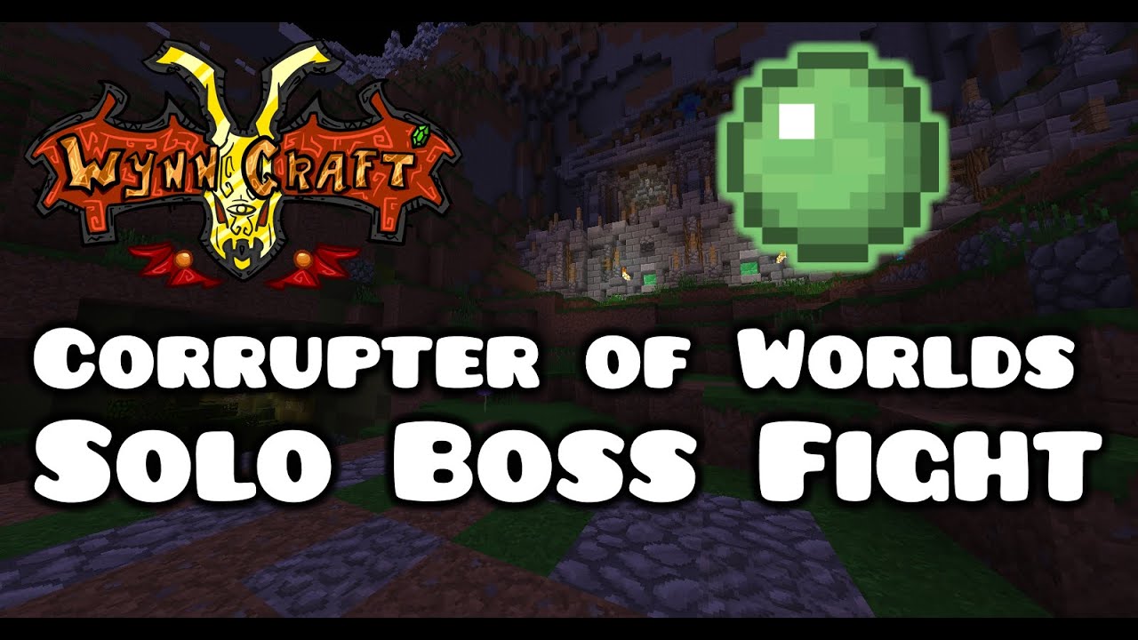 Wynncraft : Solo Corrupter of Worlds [Boss Fight] - YouTube