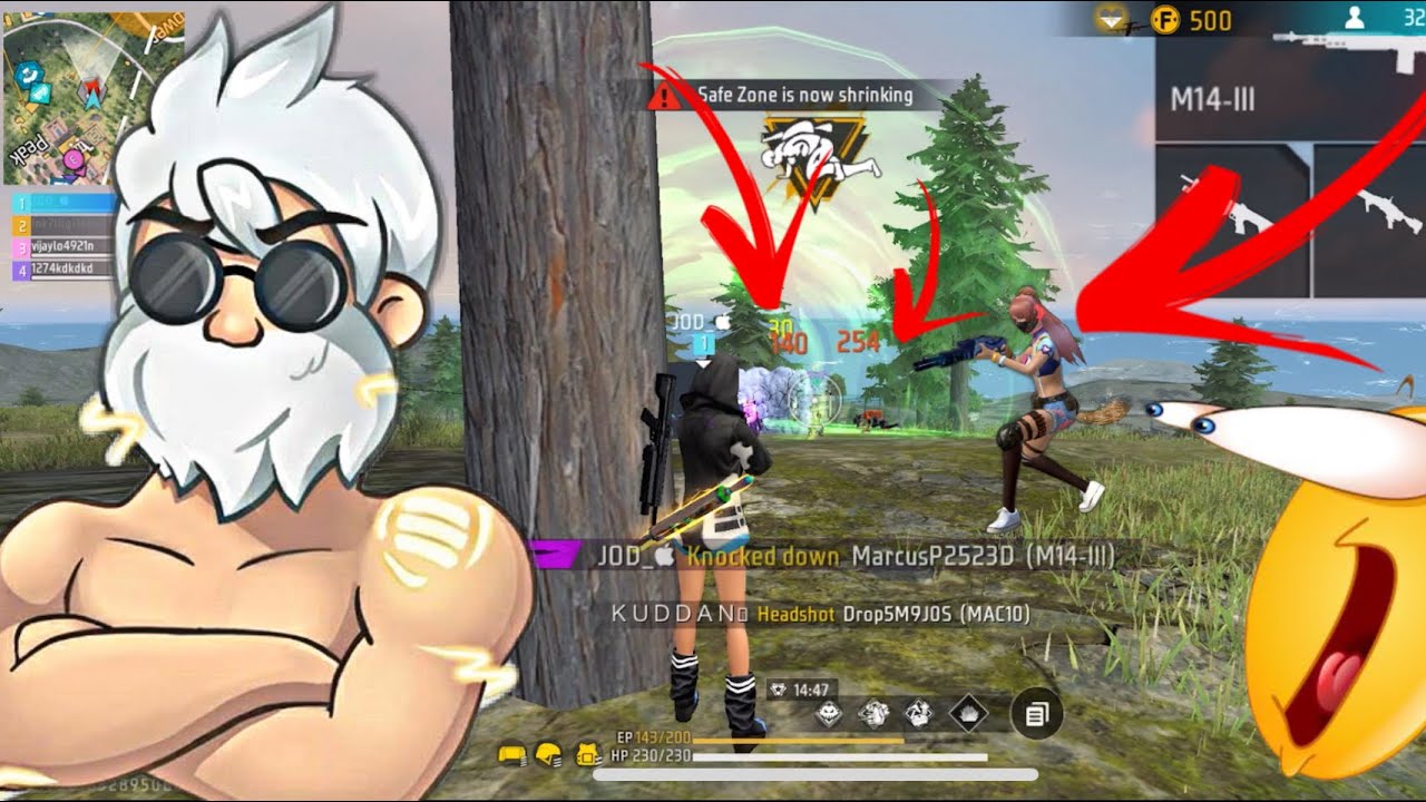 Easy 1vs4 clutch match🥱 / 1vs4 easy gameplay - YouTube