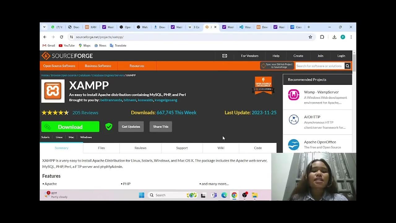 Presentasi cara menginstal aplikasi Xampp & VSC - YouTube
