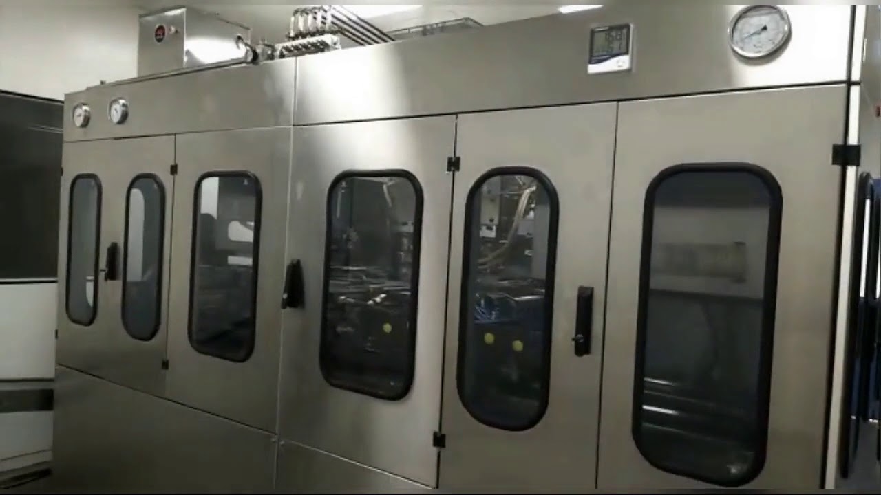 bfs and ffs machine 10 ml 30 cavity - YouTube