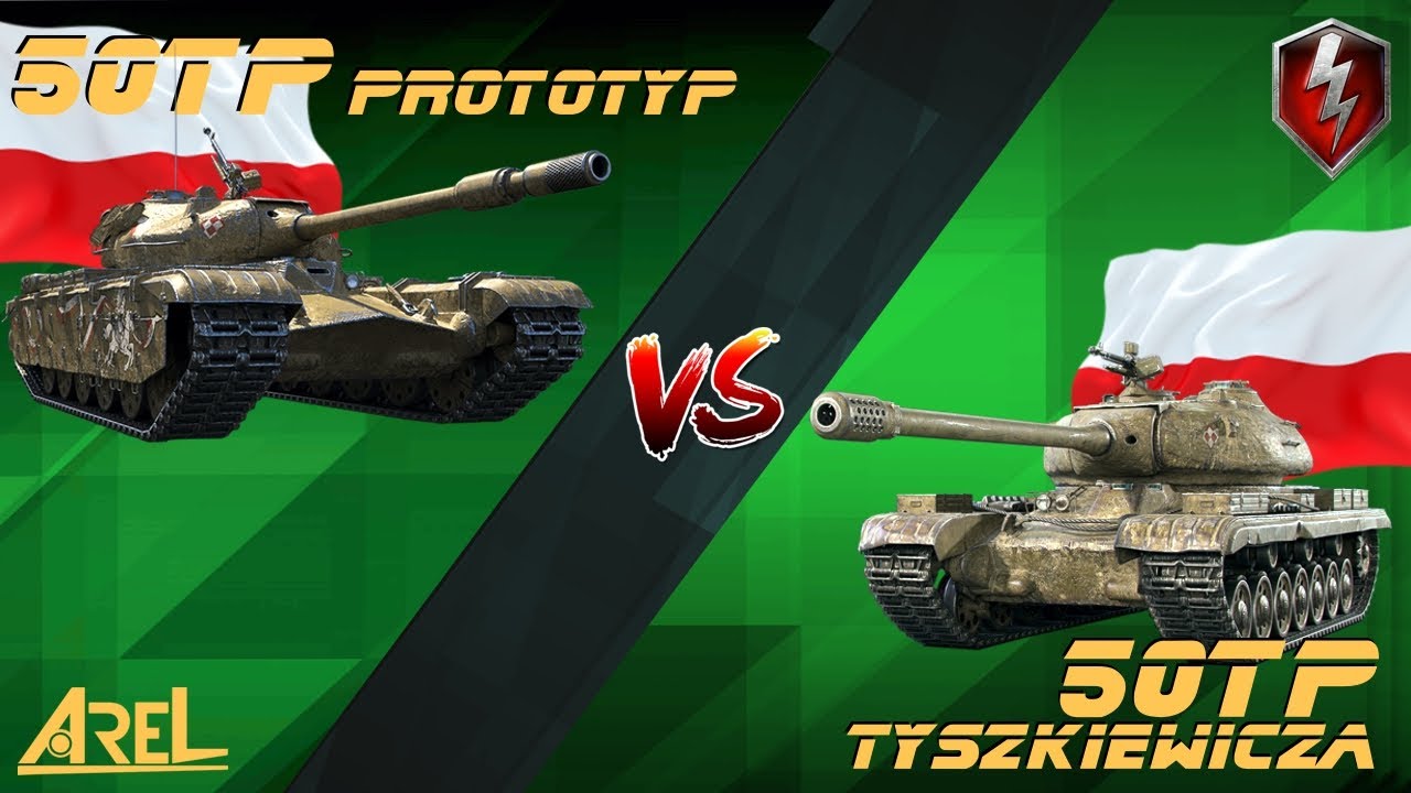 50TP Prototyp vs 50TP Tyszkiewicza / WoT Blitz / quick comparison and ...