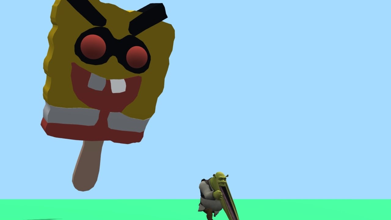 Shrek is a fear of spongebob popsicle - YouTube