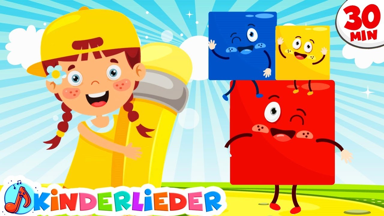 Farben-Lied für Kinder + Viele Weitere Kinderlieder 🎶 Mix 30 Min by ...