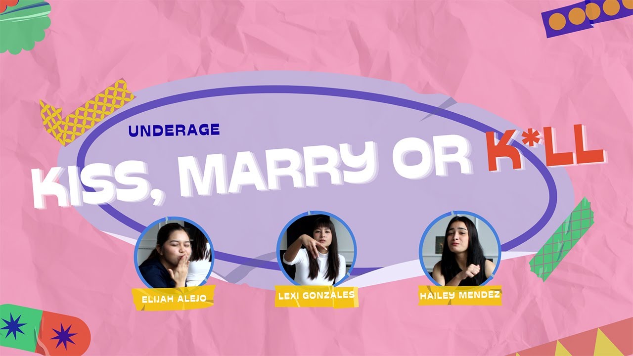 Underage: 'Kiss, Marry, Kill' challenge with Lexi, Elijah, and Hailey (Online Exclusives) - YouTube