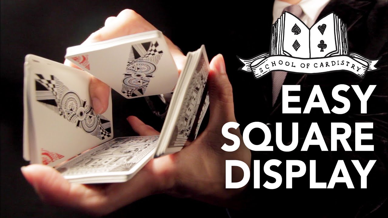 Cardistry for Beginners: Two-handed Cuts - Easy Square Display Tutorial ...