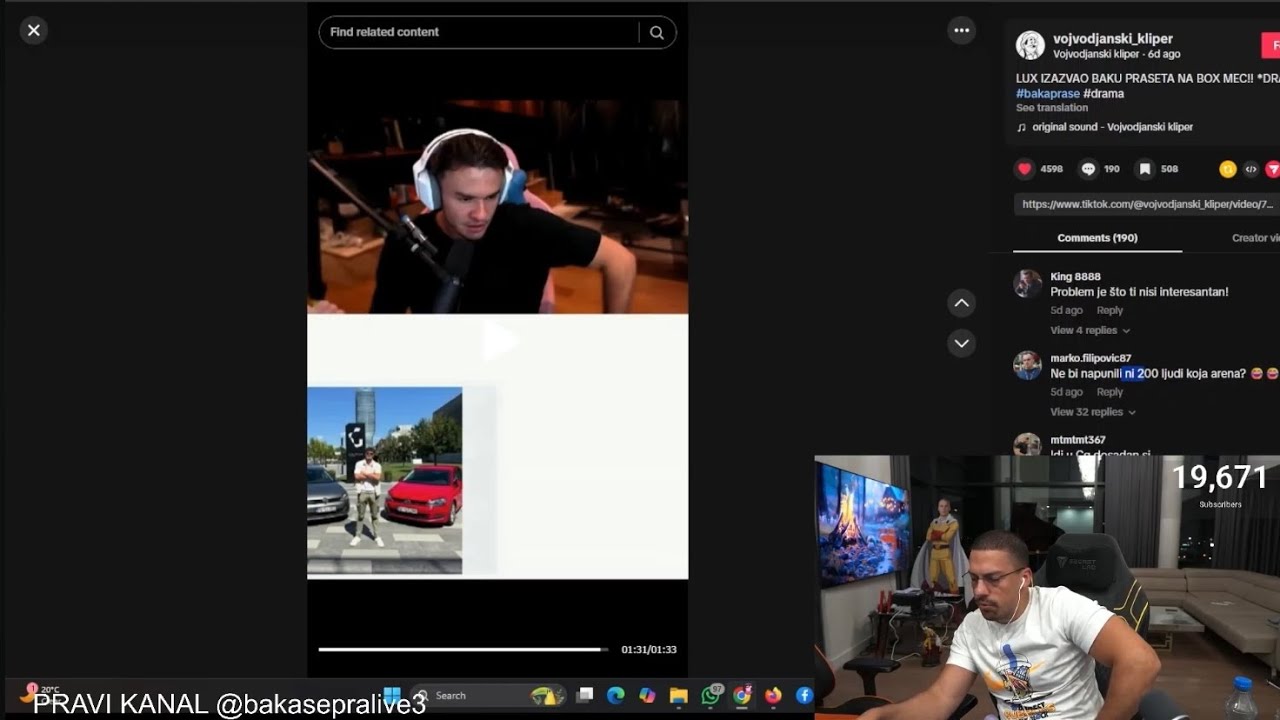 Baka Prase ISPROZIVO SVE TIK TOKERE!?? - YouTube
