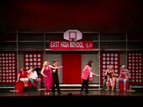 High School Musical on stage Part twelve (Bop to the Top) - YouTube