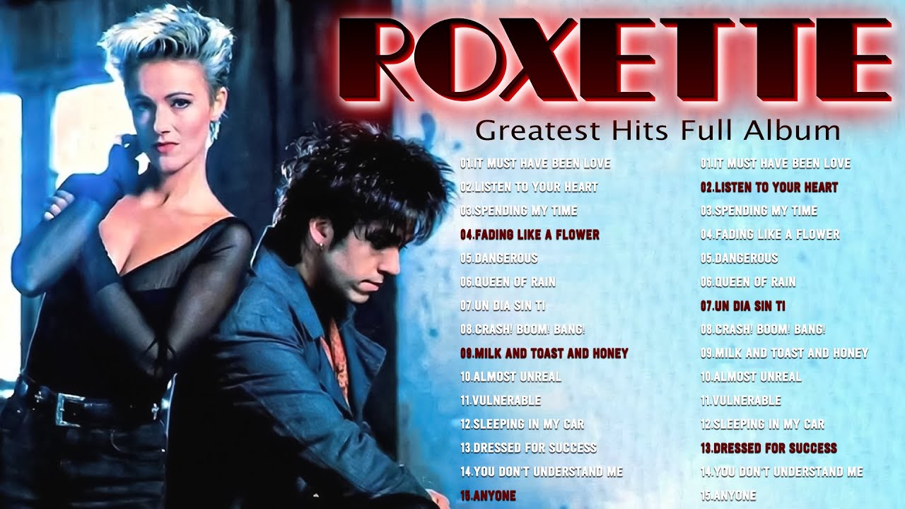 Roxette Greatest Hits Full Album - The Very Best Songs Of Roxette ...