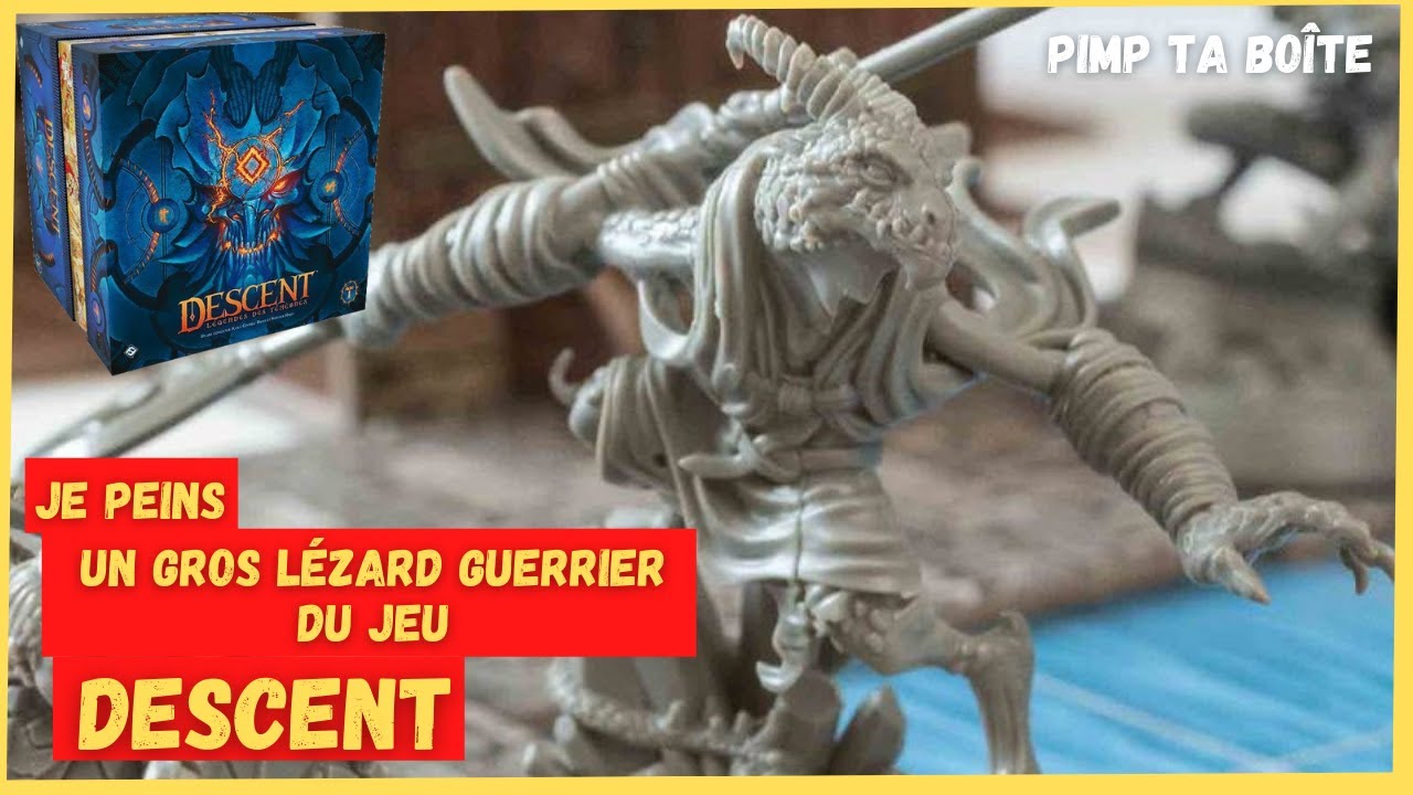 Comment peindre Vaerix, le lézard guerrier du jeu DESCENT. Pimp Ta ...