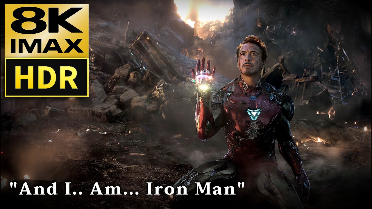 "And I.. Am... Iron Man" • 8K IMAX HDR • The Highest Quality Video on ...