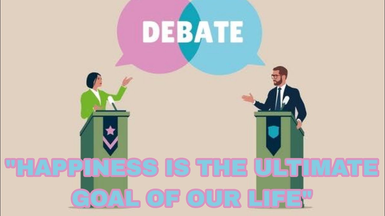 PRATIM HALDER | DEBATE ON"HAPPINESS IS THE ULTIMATE GOAL OF OUR LIFE"| SOFT SKILL | BCA |IEM ...