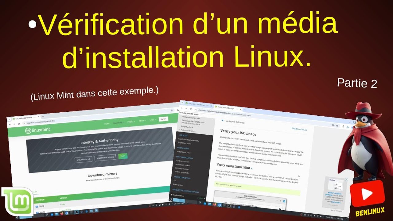 Comment vérifier le fichier d'installation de Linux après le téléchargement - Linux Mint par ...