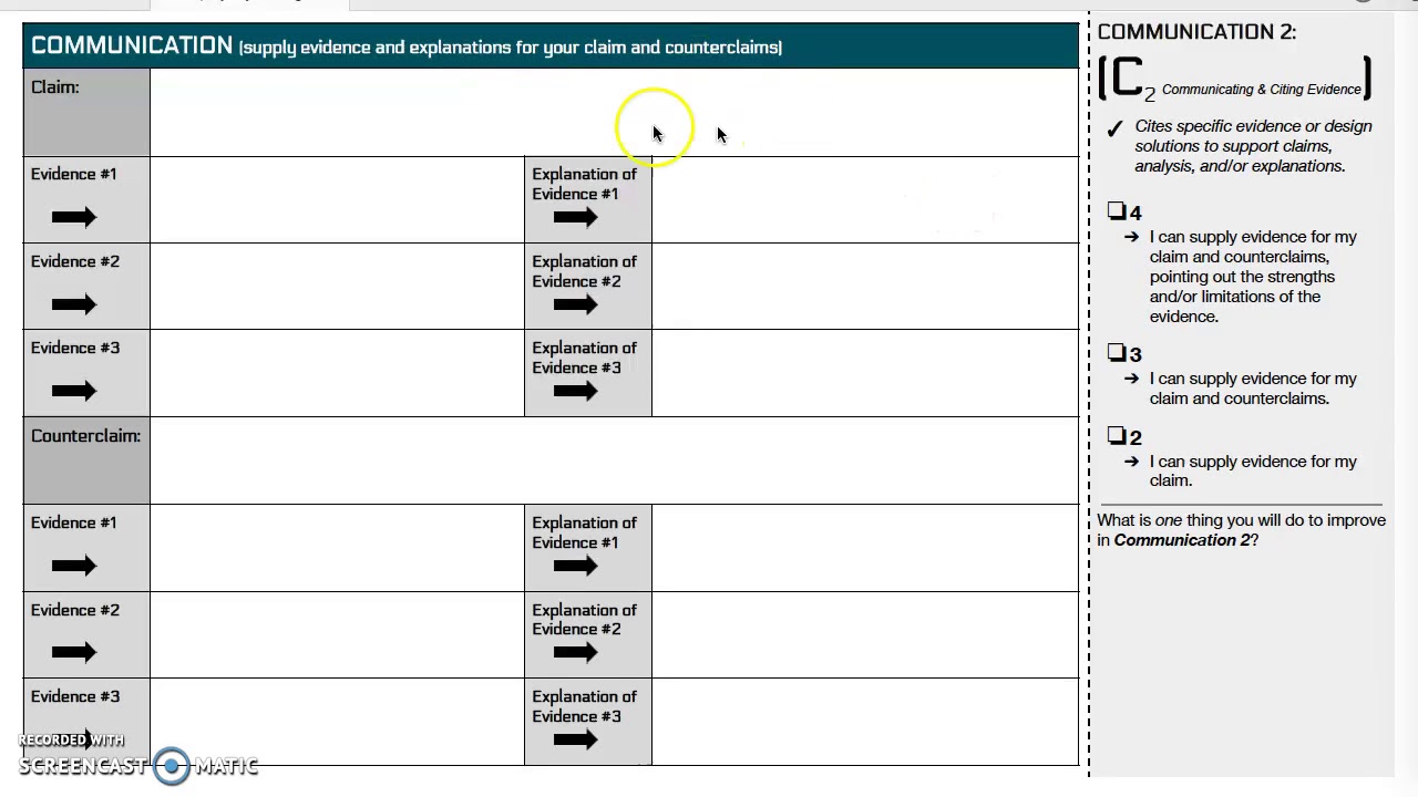 How to: Communication Inquiry Organizer - YouTube
