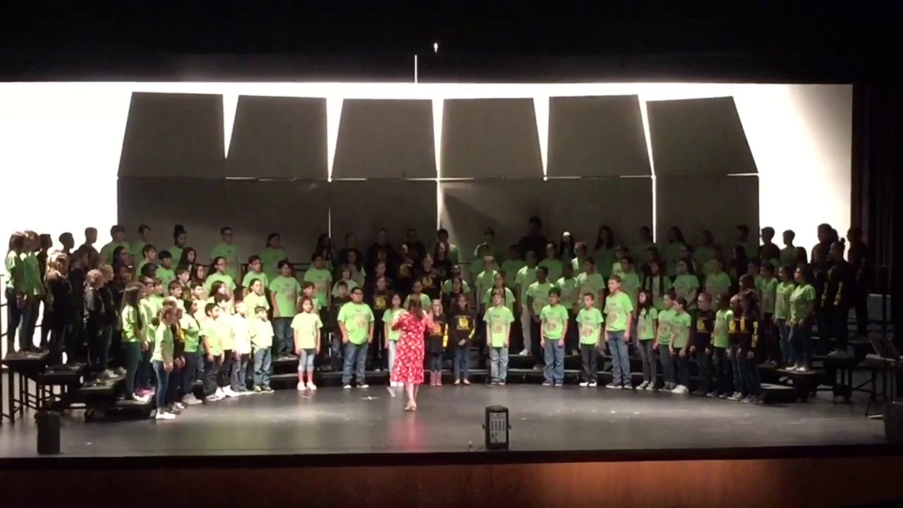 Sam Jamison Middle School Choir Spring Concert Yonder Come Day - YouTube