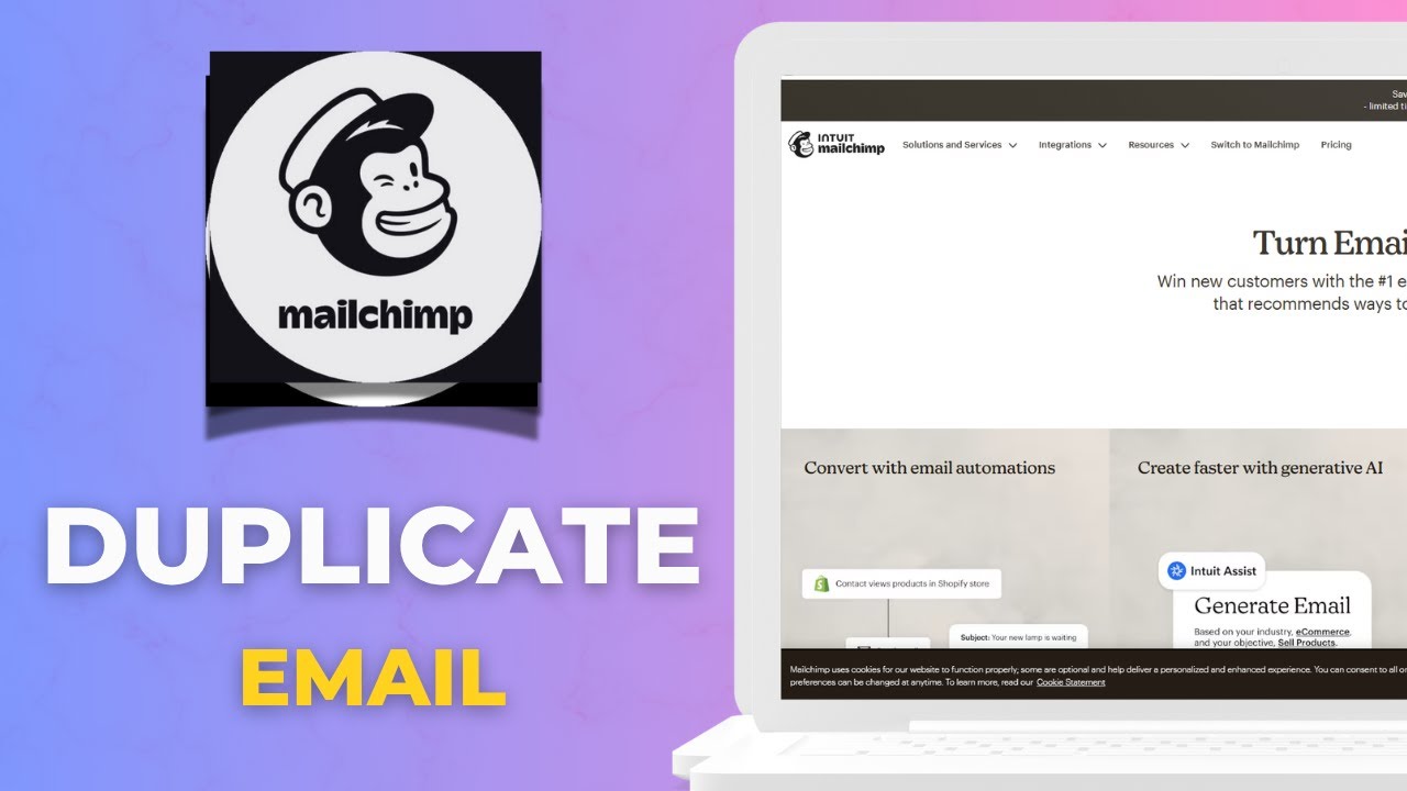 How To Duplicate An Email Campaign In Mailchimp - YouTube