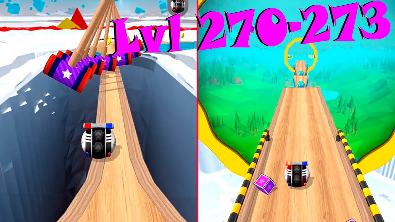 Going Balls Portal Run Speedrun gameplay Levels 270-273 and Portals ...