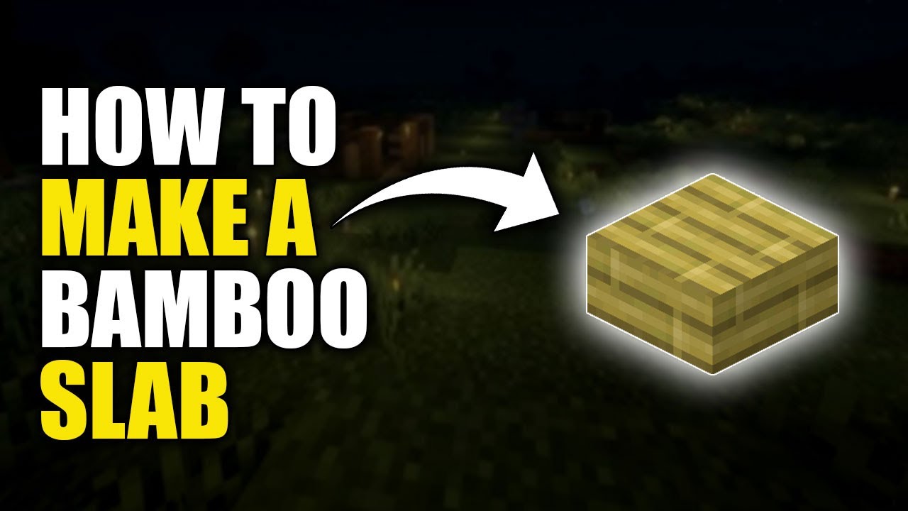 How to Make a Bamboo Slab in Minecraft – Step-by-Step Guide! - YouTube