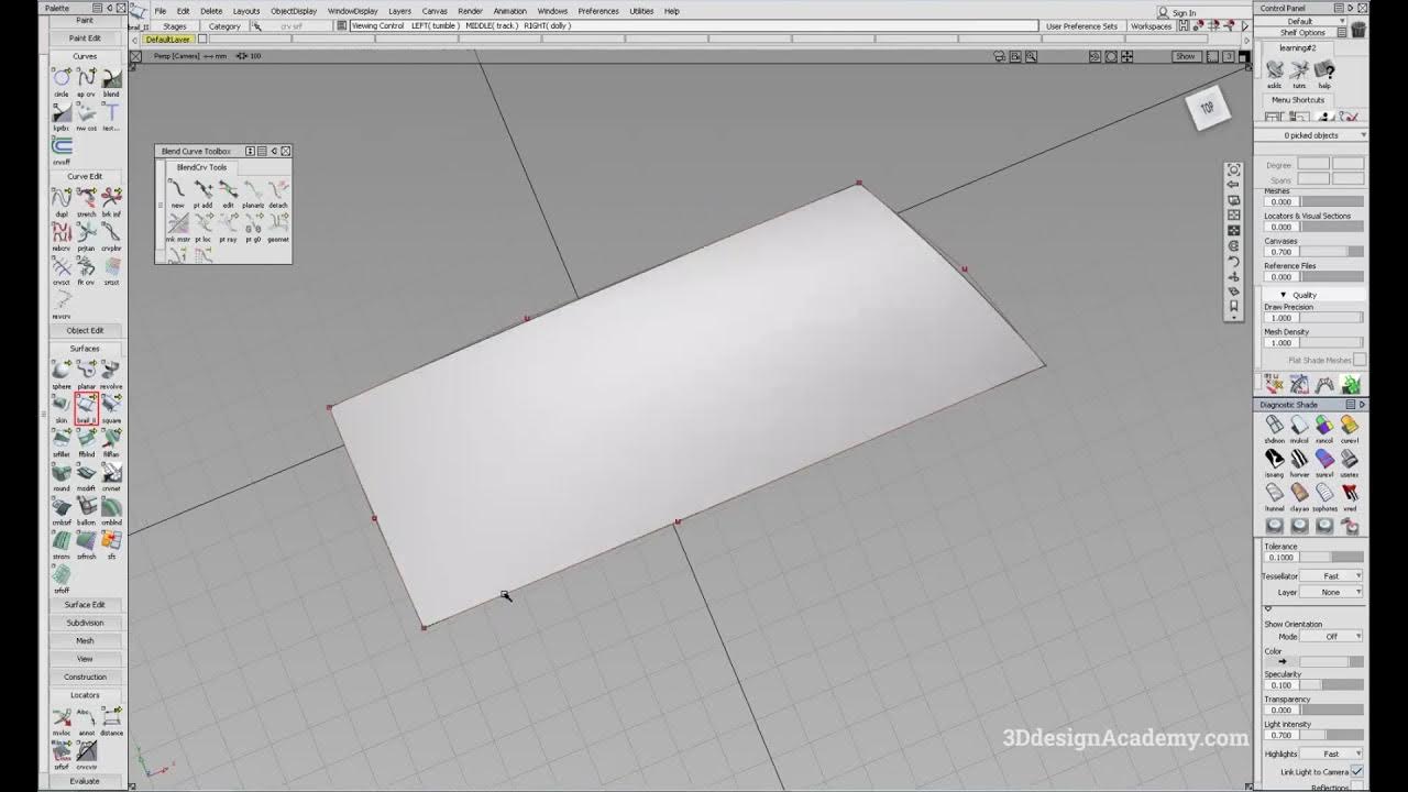 Autodesk Alias Basic Tutorials 13 - Rail - YouTube