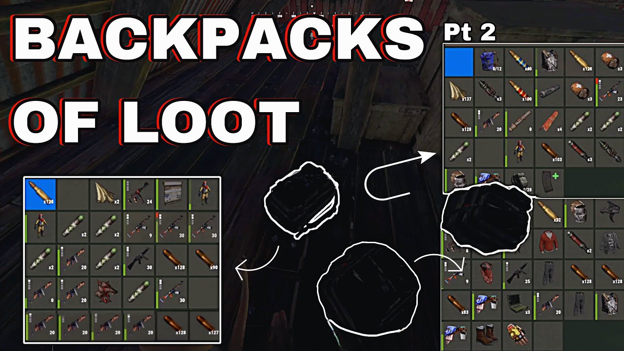 How a SOLO Uses Backpacks to Get LOADED - Rust Console - YouTube
