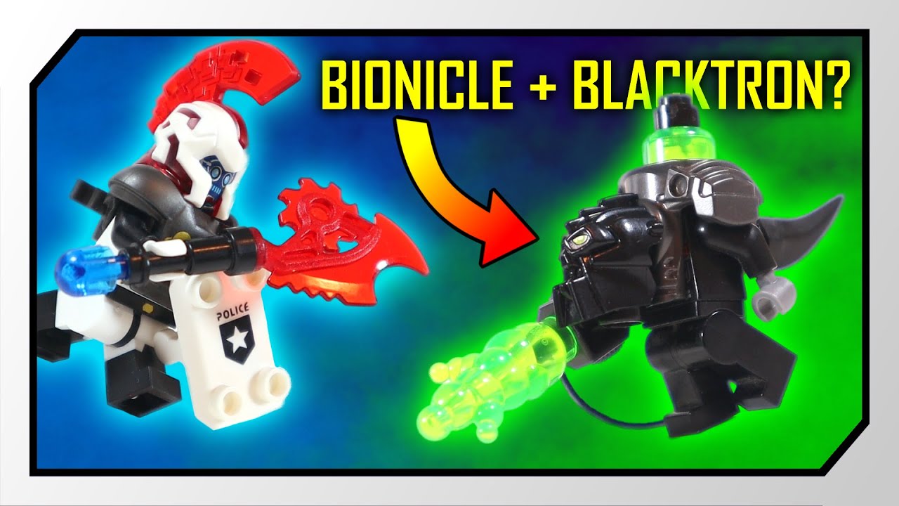 Custom LEGO BLACKTRON and SPACE POLICE Minifigures! - YouTube