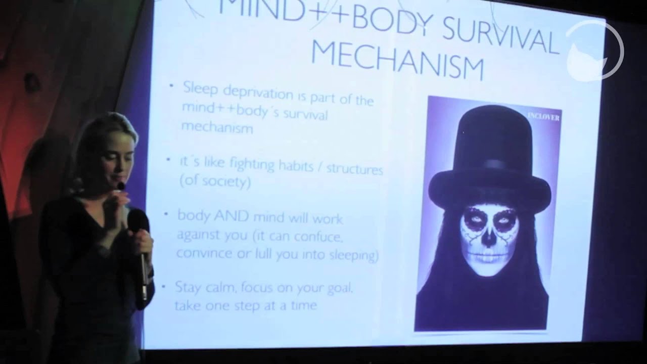 Uberman Everyman Polyphasic Speech of Alice Grinda 4/9 - YouTube