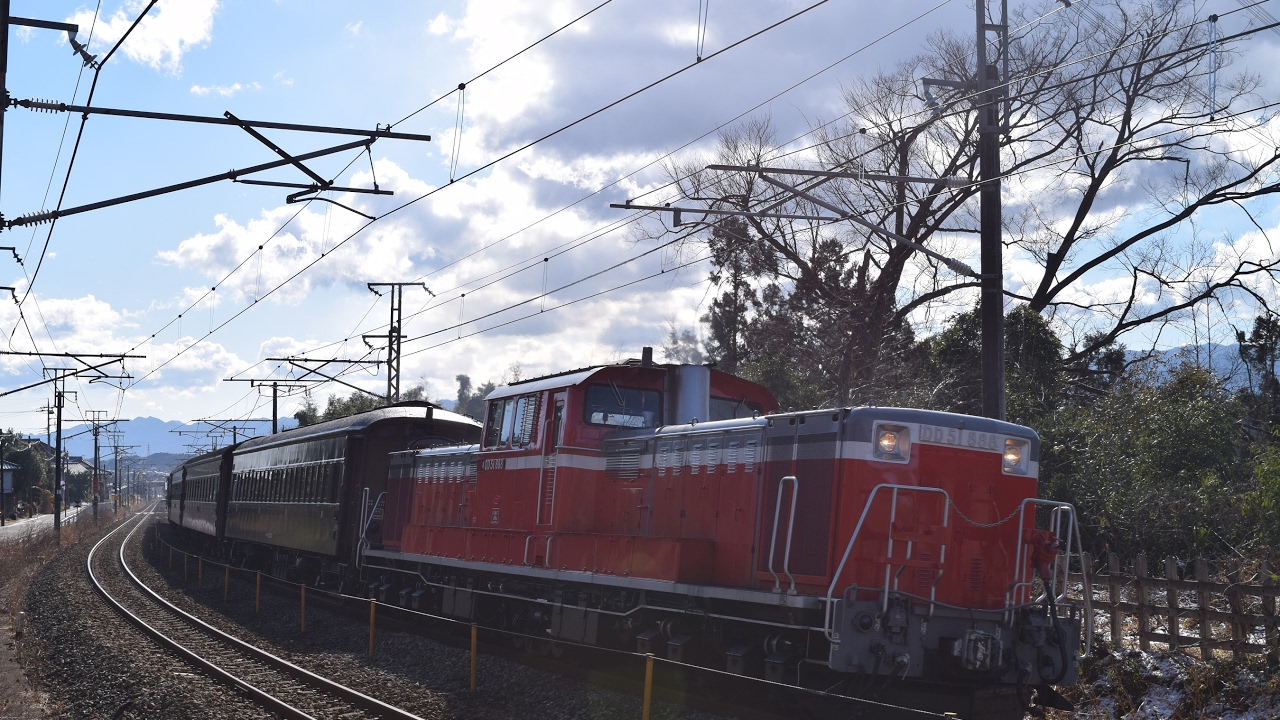 信越訓練DDPP DD51-888+旧客5B+DD51-895 信越本線 3本 17/2/10 - YouTube