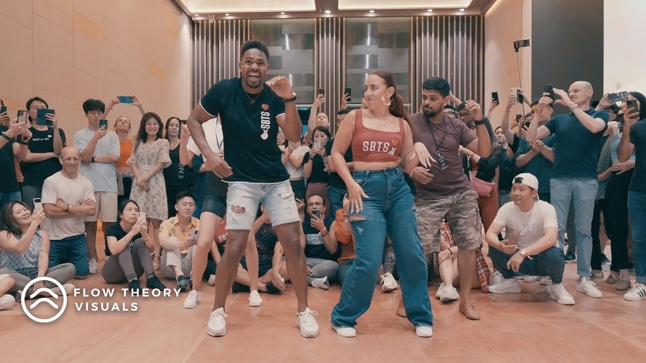 Junior & Carolina - Bachata Footwork | Sacame el Alma - Robin Cariño ...