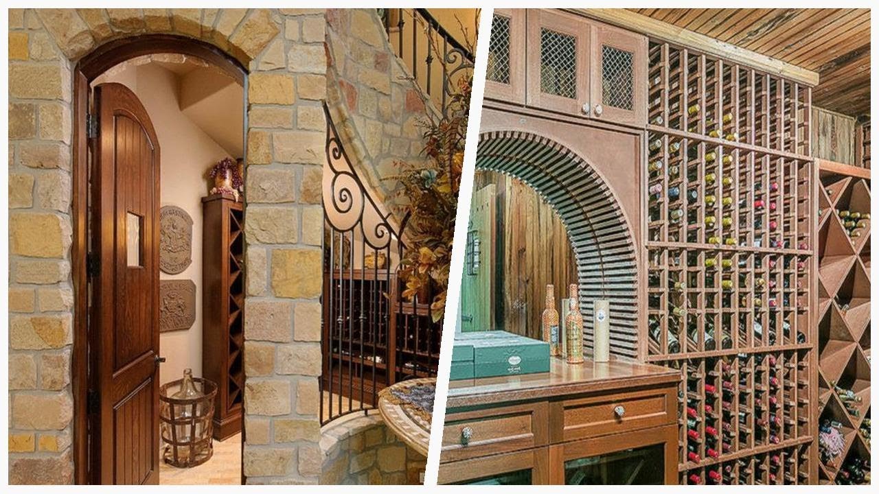 75 Turquoise Floor And Yellow Floor Wine Cellar Design Ideas You'll ...