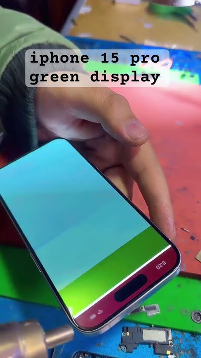 iphone 15 pro green screen problem fix #cellphonerepair #repair #phonerepairingcenter # ...
