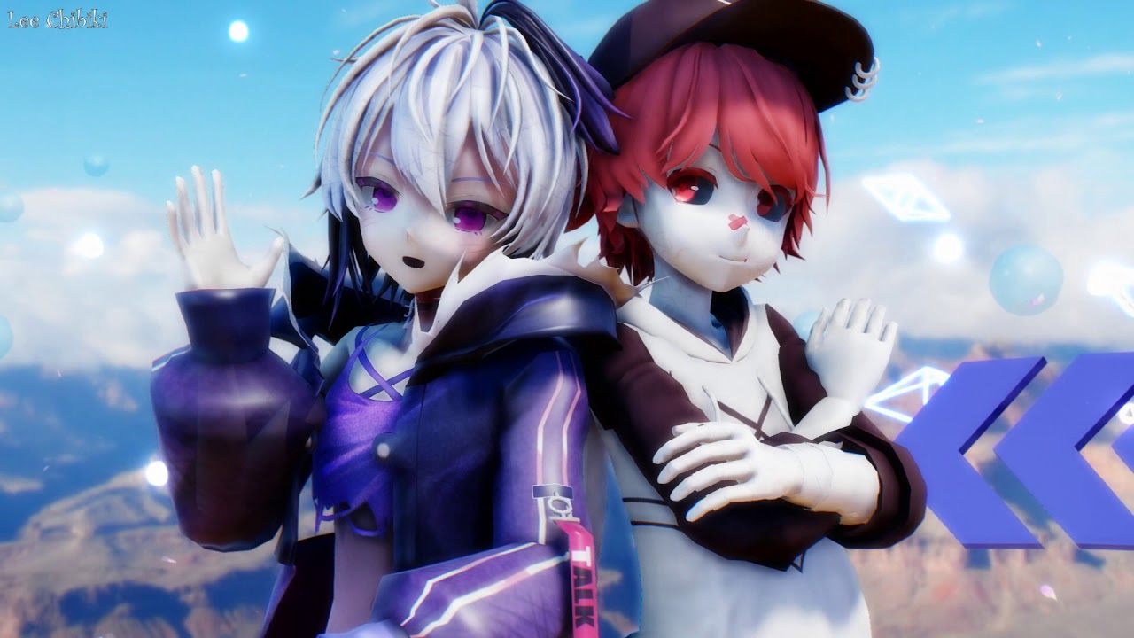 (MMD) VFlower y Fukase Vocaloid - Ninja Re Bang Bang - YouTube