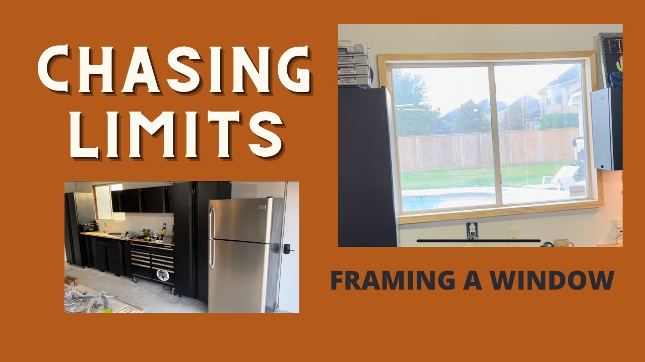 Finish Framing a Garage/Shop Window - YouTube