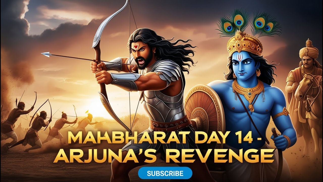 Mahabharat Day 14: अर्जुन का प्रतिशोध - Jayadrath Vadh & Krishna Ki ...