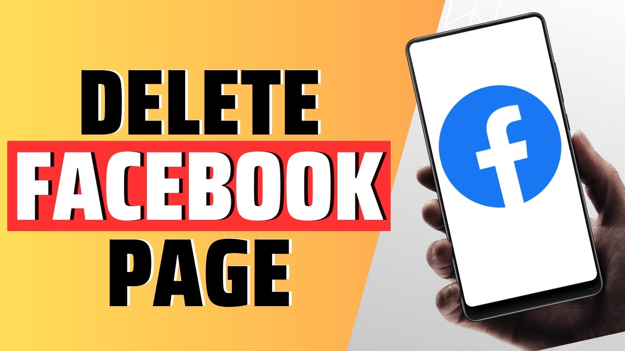 How To Delete Facebook Page - Full Guide - YouTube