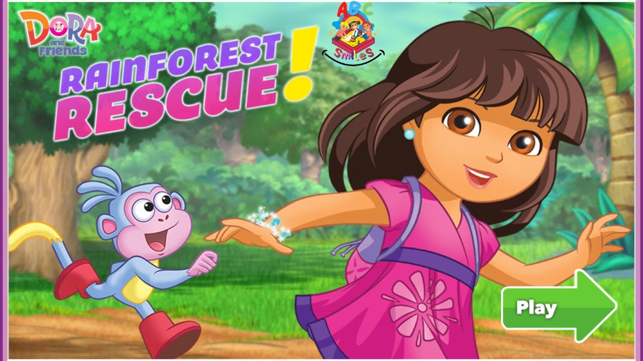 Dora The Explorer - Dora and Friends: Rainforest Rescue! 🌈 - YouTube