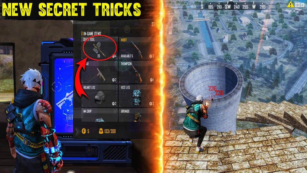 Top 5 New Unknown Tricks in free fire || 5 Secret trick's in Garena ...