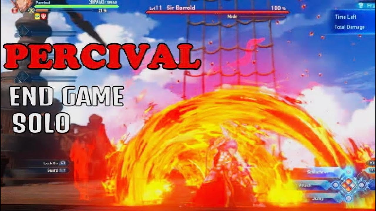 Grandblue Fantasy Relink - Solo PERCIVAL [Endgame] - YouTube