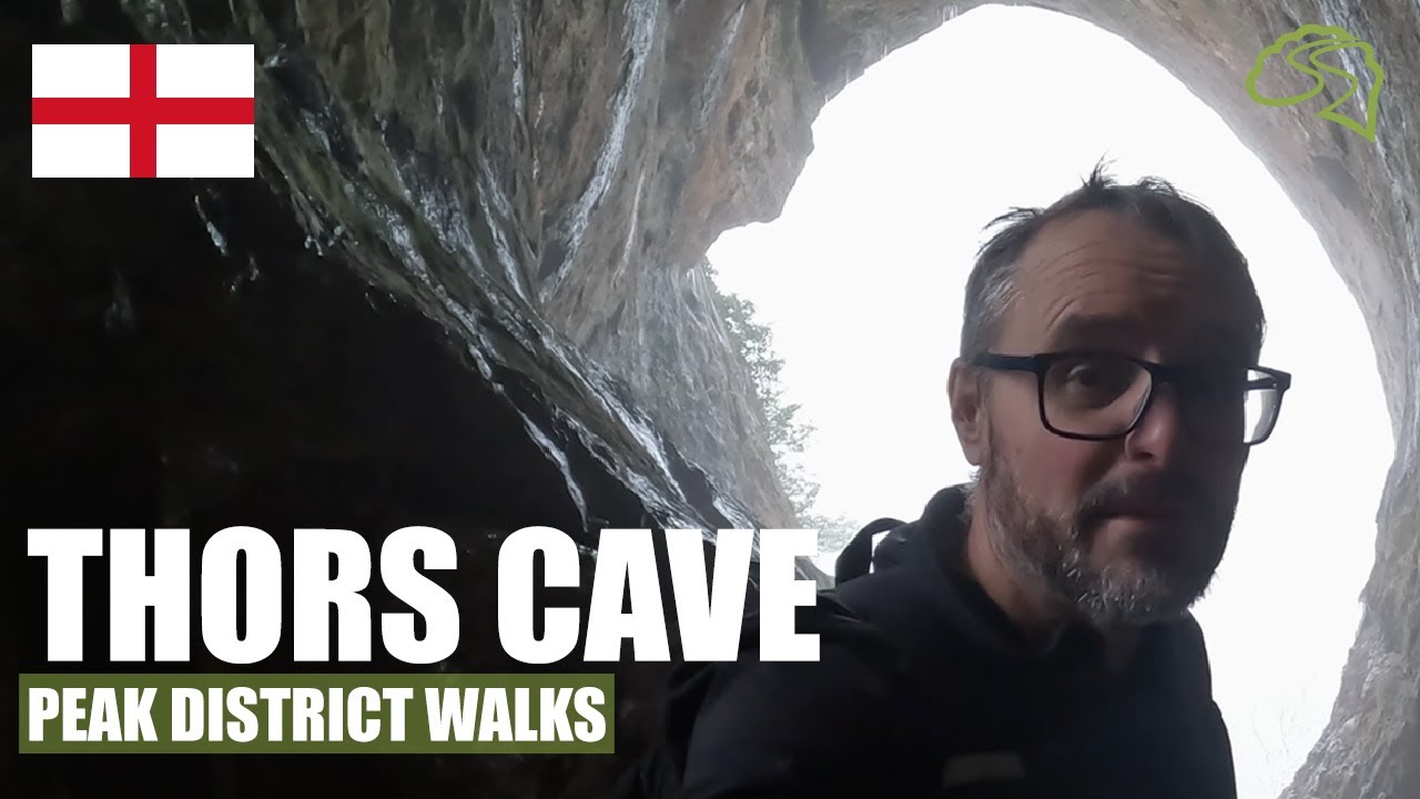 Walking Thor's Cave in England - YouTube