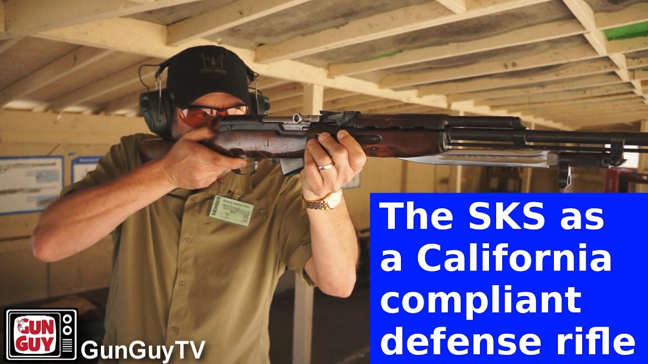 The SKS as a California compliant defense rifle. - YouTube