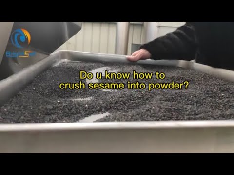 Do u know how to grind sesame into powder? - YouTube