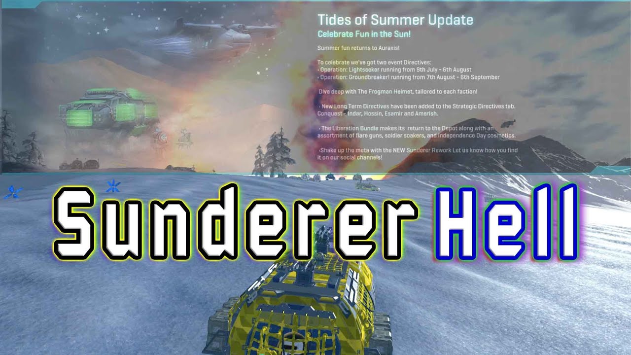 The most broken update in PlanetSide 2 history | Sunderer Rework ...