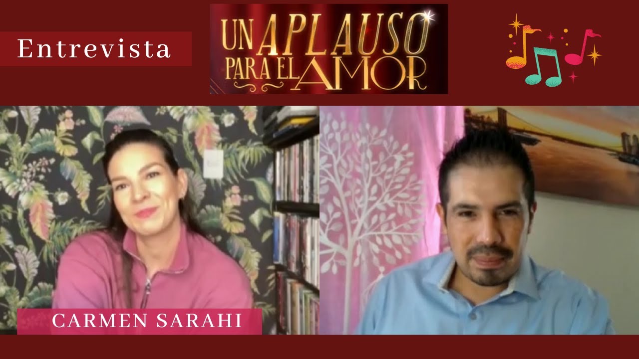 CARMEN SARAHI feliz porque "Un aplauso para el amor" tiene nuevas ...