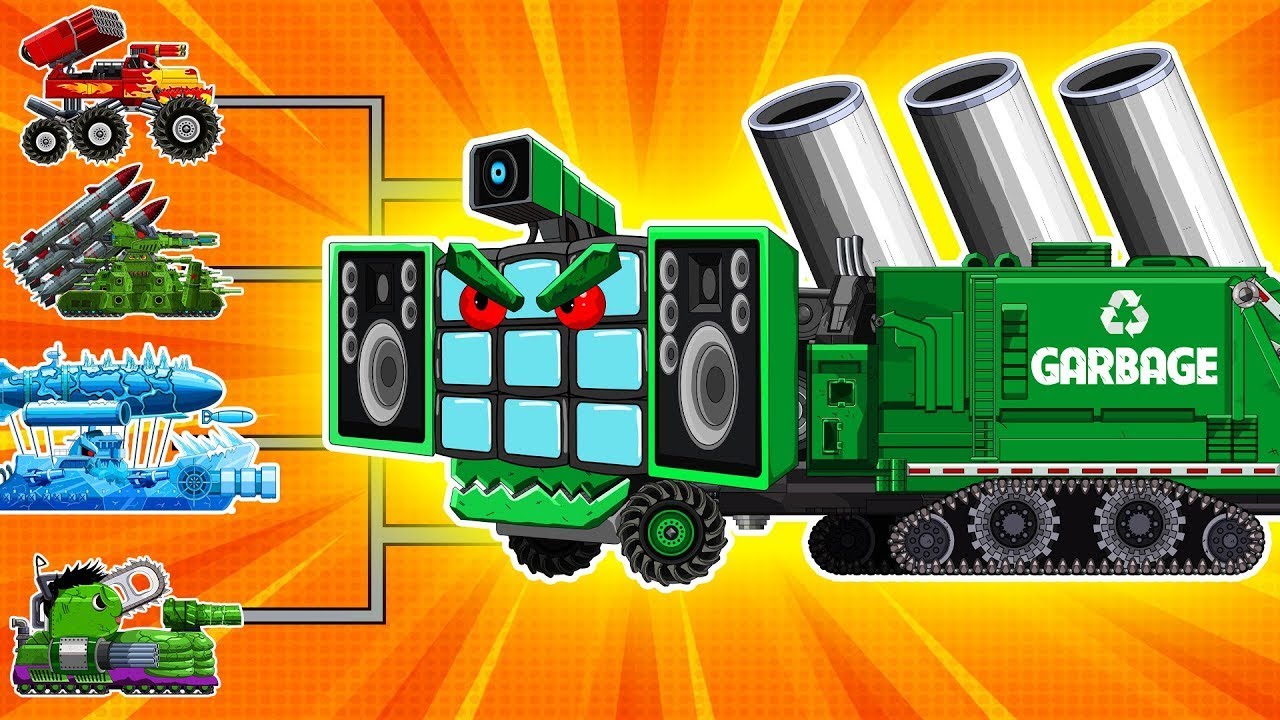 Hell Machines Takes Down Tank In EPIC Battle - Cartoons about tank - YouTube