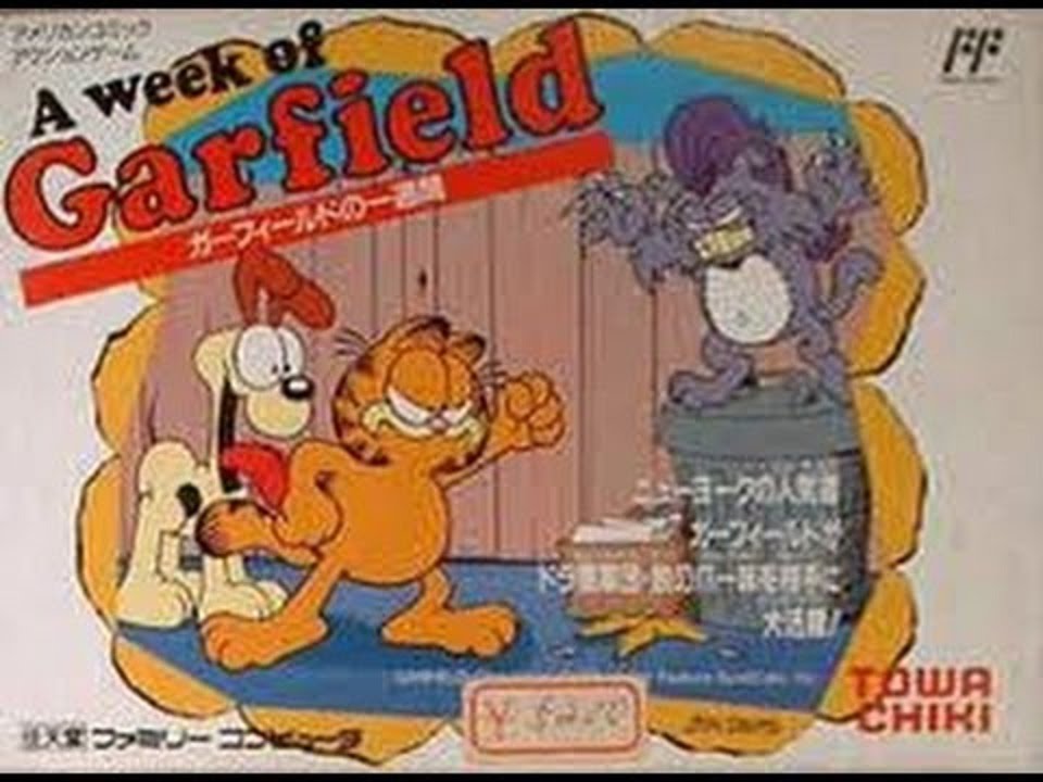 Прохождение A week of Garfield на NES - YouTube
