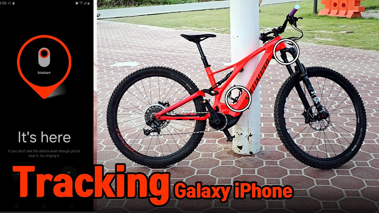 Installed an Anti-Theft Tracker on My MTB 🚴‍♂️ Galaxy & iPhone | SmartTag 2 & AirTag #MTB # ...