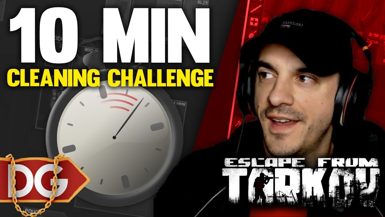 Escape from Tarkov - 10 MINUTE CLEANING CHALLENGE - YouTube